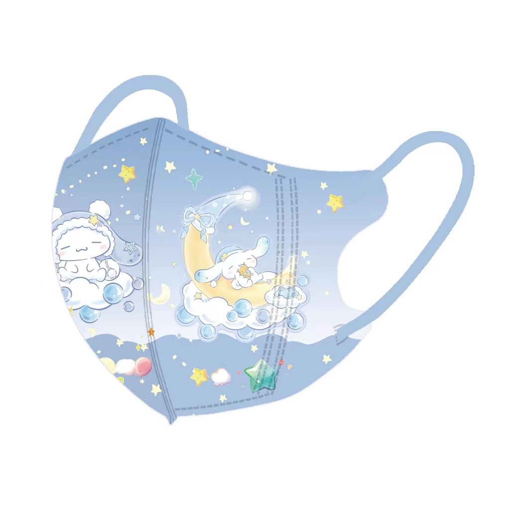 3D Baby Children's Trendy Sanrio Mask 3-12age Kuromi Melody Kitty Kids ...