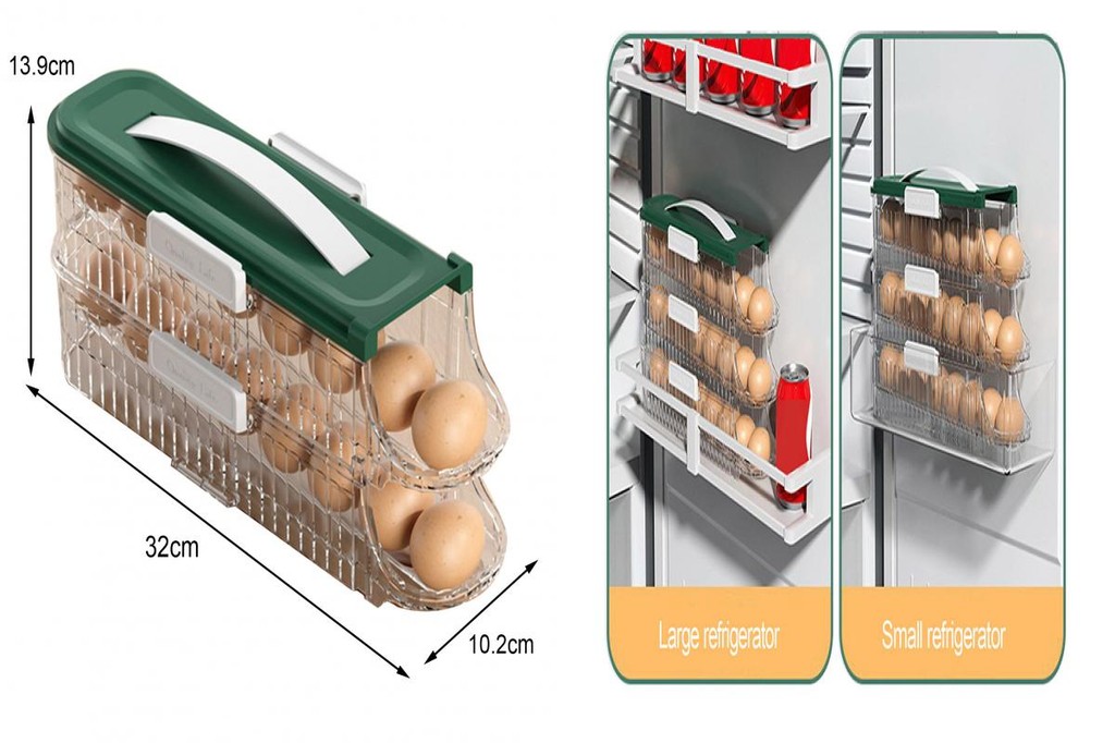 KPL Food-grade Plastic Egg Rack Freshness-preserving Egg Rack Capacity ...