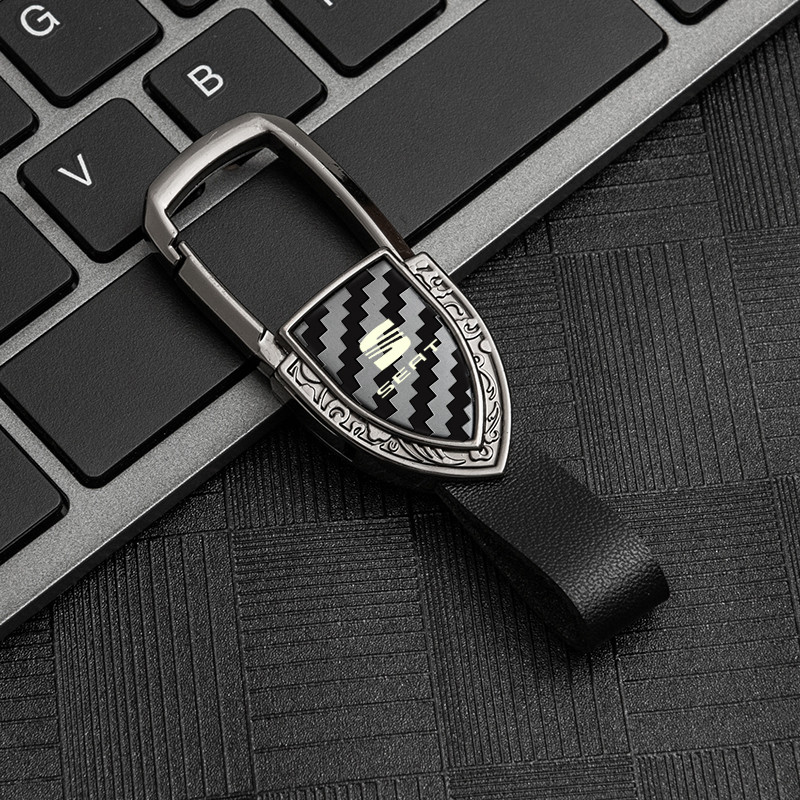 car keychain llavero shield key chain car accessories for SEAT ARONA FR ...