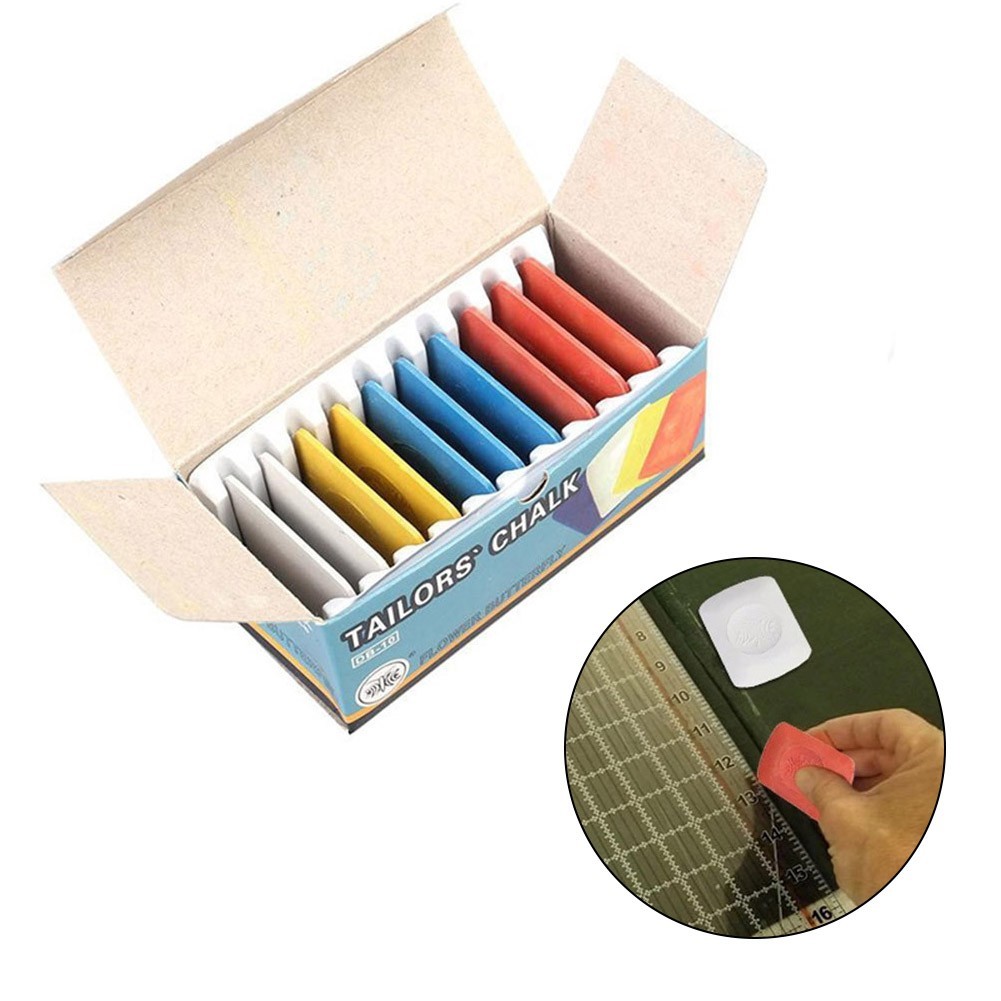 (THEBEST) Erasable Tailor Chalk Tailor Fabric Chalk DIY Making Sewing ...