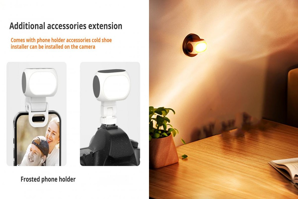Metal Parts Fill Light Adjustable Fill Light Portable Rechargeable Led ...