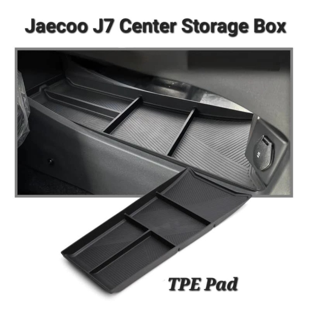 Waterproof Central Control Lower Storage Box for Jaecoo J7(2024-2025 ...