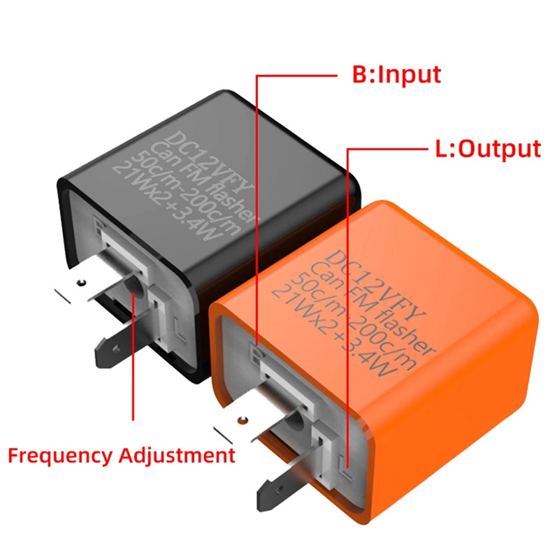 MOTUS 12v 2 Pin Flasher Relay Double Signal Relay Universal Led Signal ...
