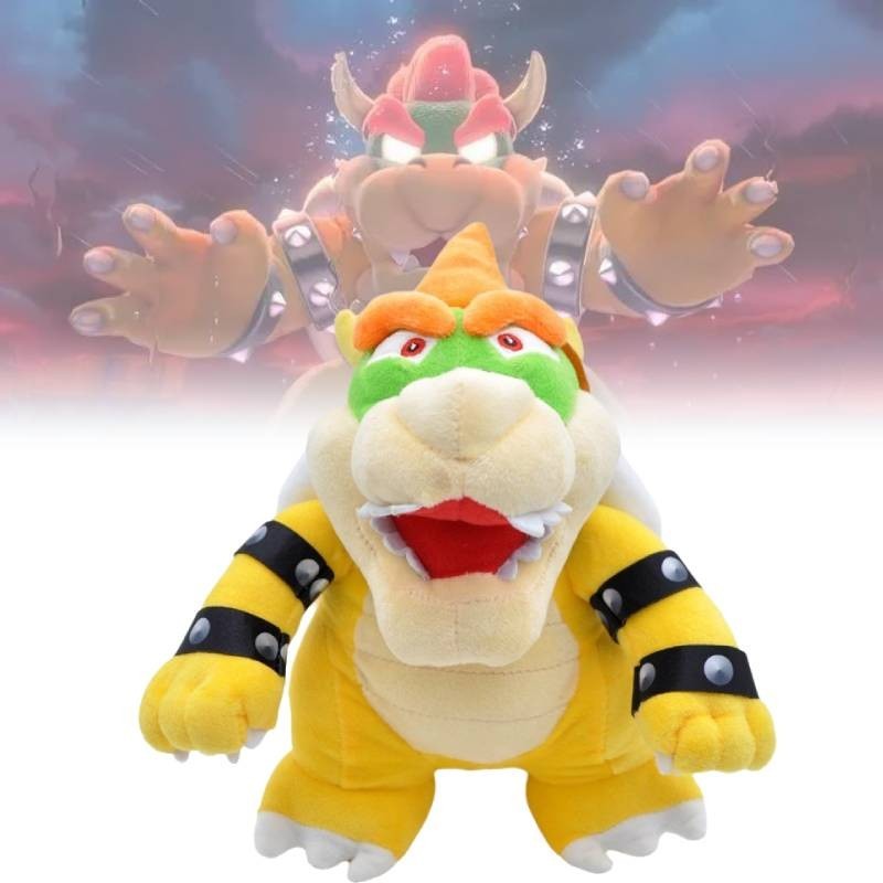25cm Mario Plush Toy Excellent Craftsmanship Dragon Bone Bowser Bowser ...