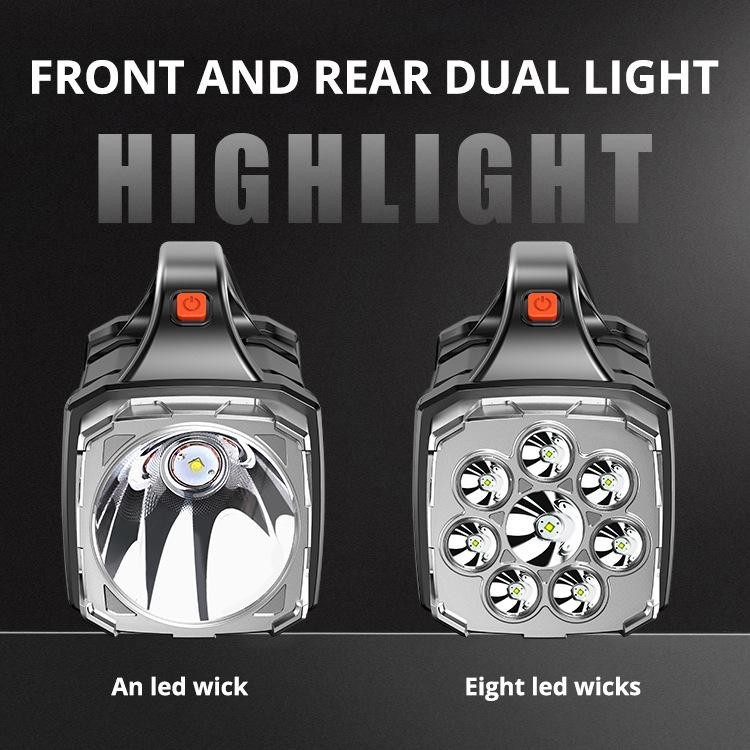 Outdoor Multifunctional Portable Searchlight Portable COB Dual Light ...