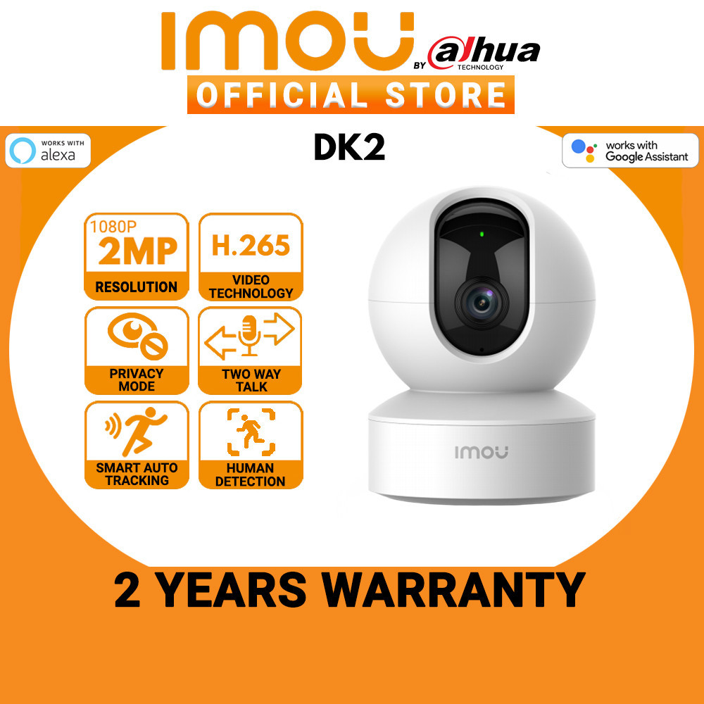 Imou DK2 1080P 2MP Full HD Pan/Tilt Motion Detection Smart Tracking Two ...