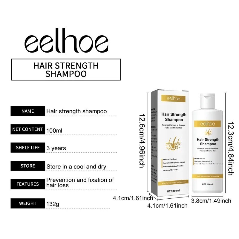 EELHOE Hair Growth Shampoo Hairs Thinning Treatment Regrowth Fast ...