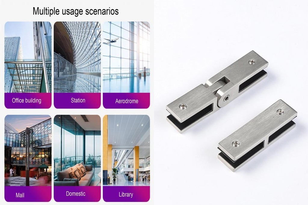 HD Frameless Glass Fence Clamp Glass Clip for Railing 304 Stainless ...