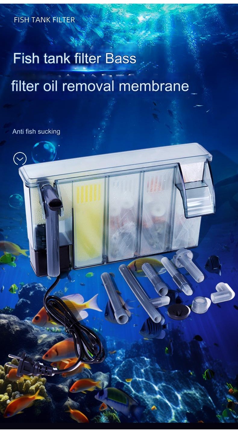 Aquarium Filter Fish waterfall filtration oxygenmall circulating water ...