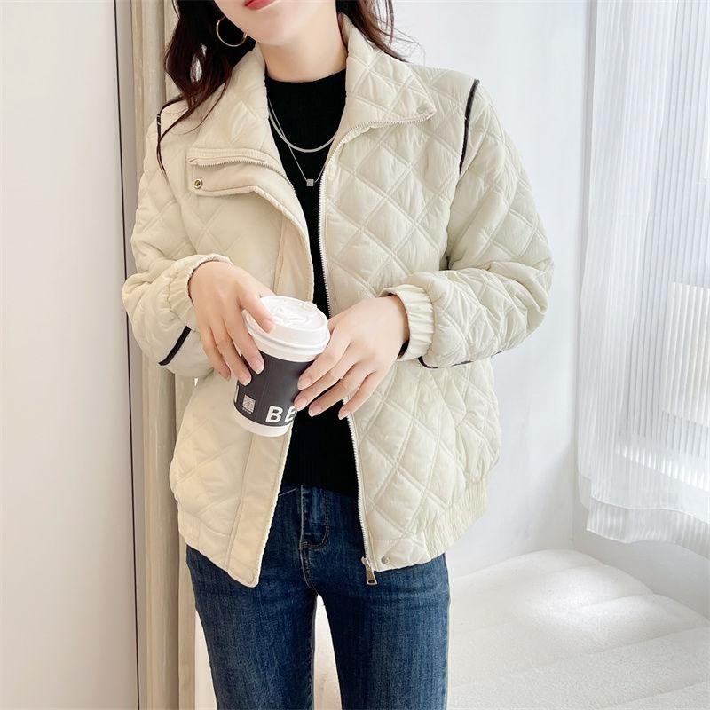 Down Cotton-padded Clothes Women's Winter New Stand-up Neck Cotton ...