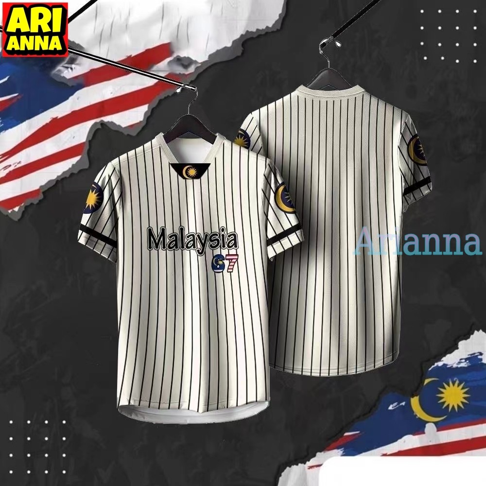 【Arianna】MERDEKA 67 !! Malaysia 67th Merdeka 2024 Design Sublimation Jersey Special Edition ...