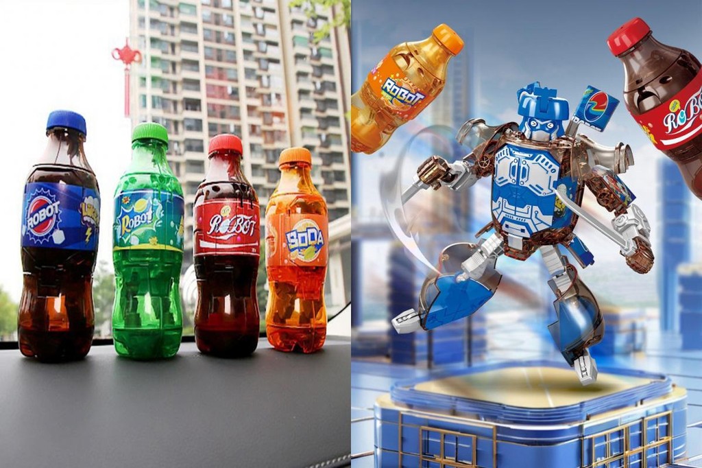 Transformer Robot Model Soda Bottle Robot Toy Transforming Robot Toy ...