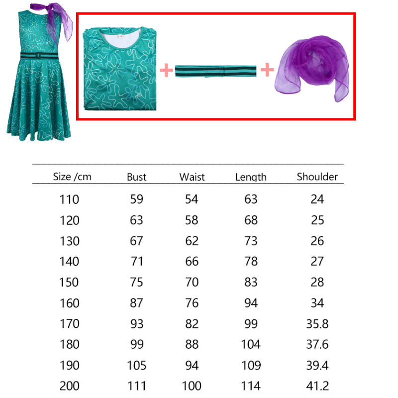 Inside Out 2 Halloween Cosplay Costume Joy Disgust Anger Fear Sadness ...