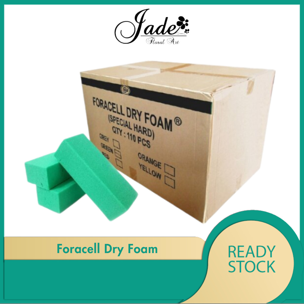 [BORONG] SPAN BUNGA TAK BERHABUK/ SPAN KERING/ FLOWER FOAM/ FLORAL FOAM ...