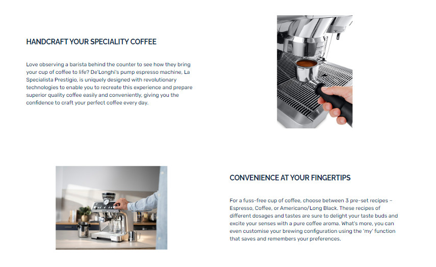 DeLonghi EC9355.M La Specialista Prestigio Espresso Coffee Machine ...