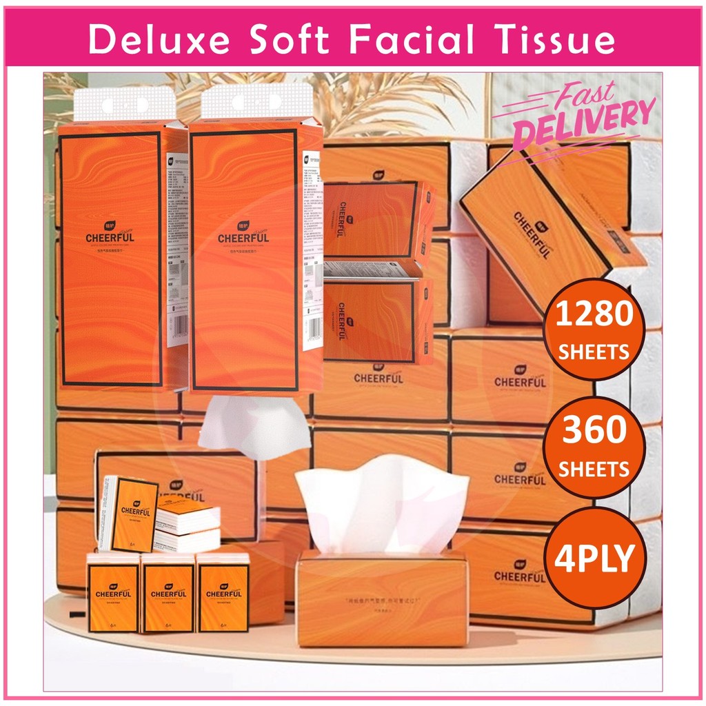 Botare Air-Cushion Face Tissue Paper (20 Packs) Super Big Pack ...