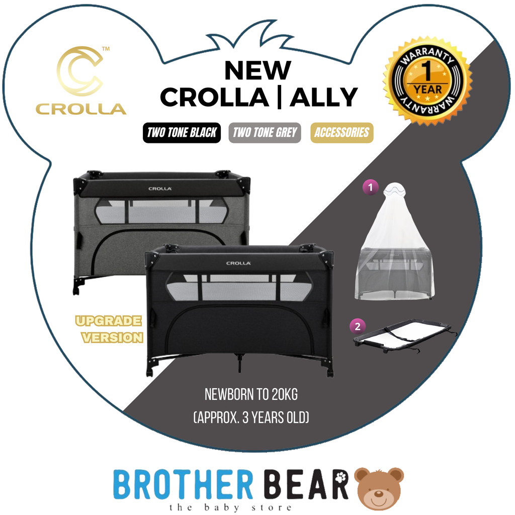 Crolla (NEW) Ally Baby Playpen with Sliding Door – Baby Cot/Katil Bayi ...