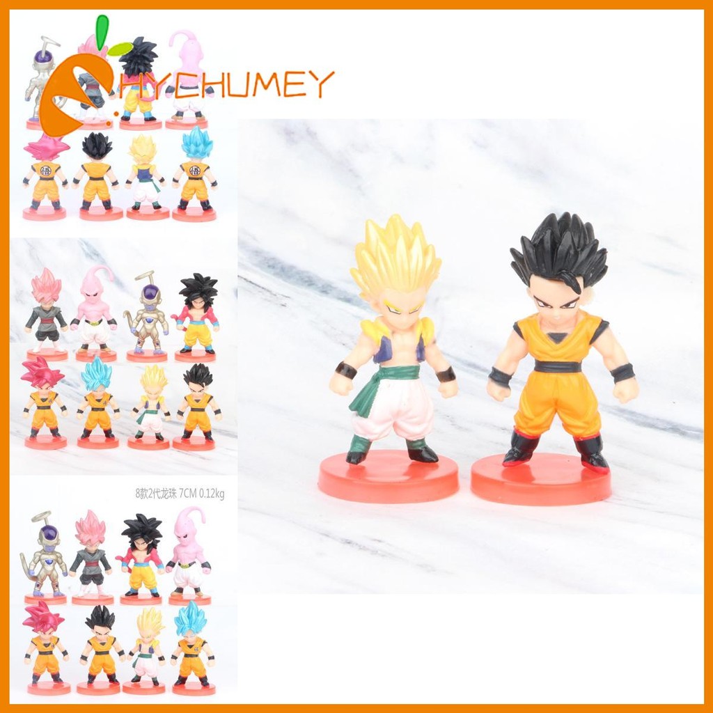 Dragon Ball Q Version Buu Super Saiyan Blue Red Black Goku Car ...