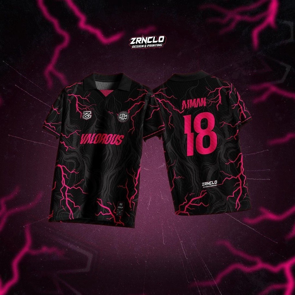 T Shirt for Men Women Custom Name Jersey Baju Sukan Berkolar Jersey ...