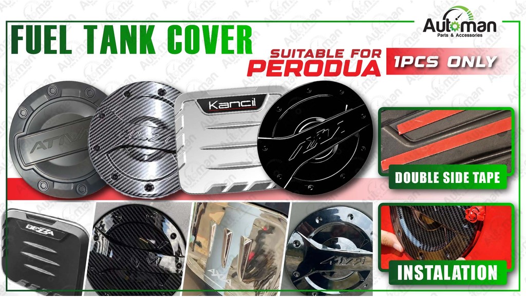Fuel Tank Cover Fuel Cap Trim Perodua Bezza Myvi Alza Aruz Ativa Axia ...