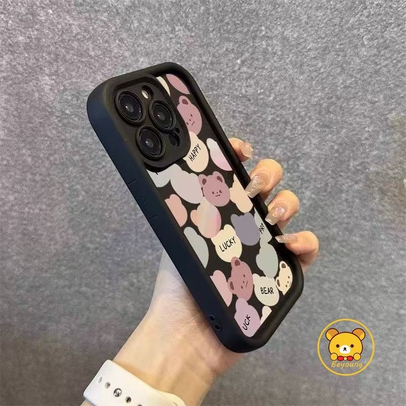 Korean Cute Bear Pattern Phone Case For Huawei Nova 11i 11 10 8 7 Pro ...