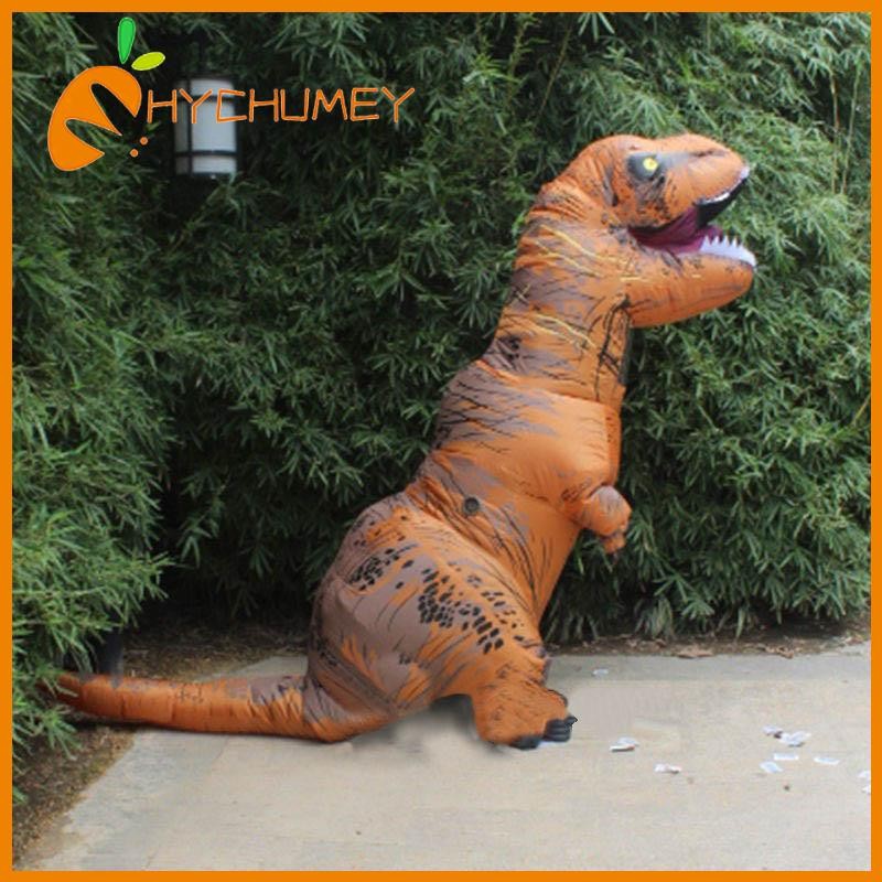 Adult T-rex Impressive Inflatable Dinosaur Costume For Unforgettable ...