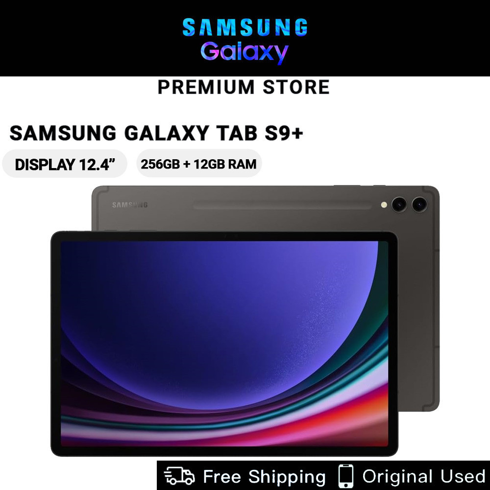 Original Used Samsung Galaxy Tab S9+ 5G 12GB RAM + 256GB ROM 12.4 ...