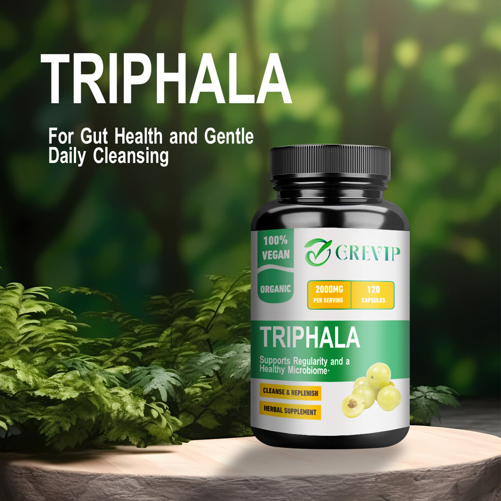 GREVIP Triphala 2000mg - Contains Indian Gooseberry, Terminalia chebula ...