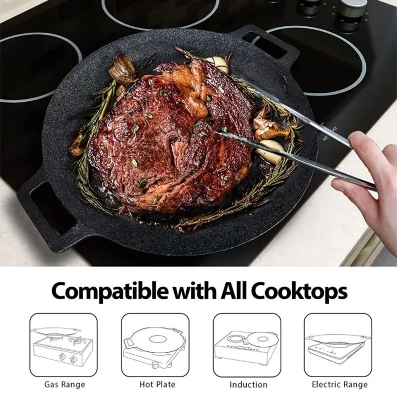 Outdoor Grill Pan Korean Barbecue Pan Card Furnace Barbecue Pan ...
