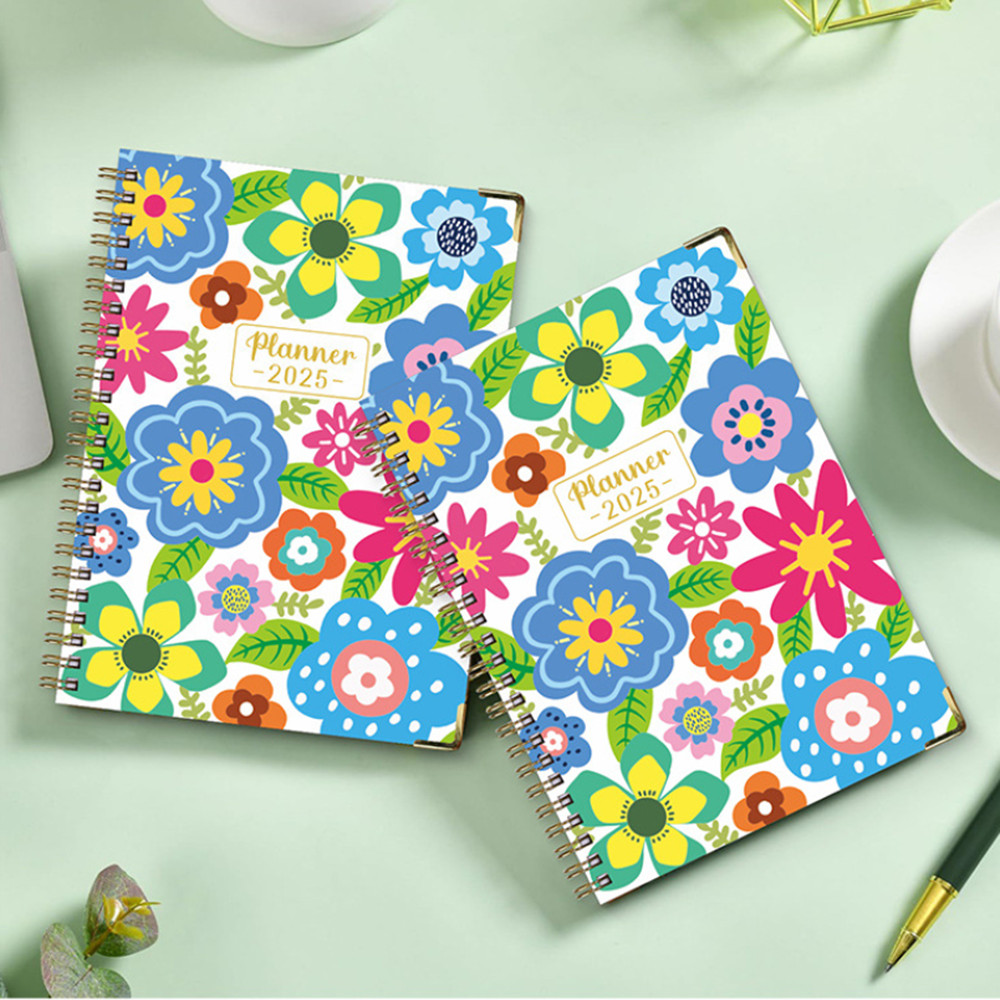2025 Creativity Planner Coil Notebook A5 English Notepad Students Diary ...