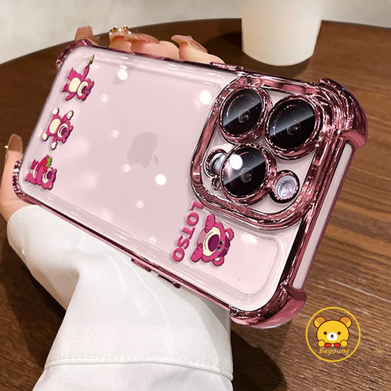 Strawberry Bear Lotso Phone Case For Vivo V30 V29 V29E V27 V25 V23 Pro ...