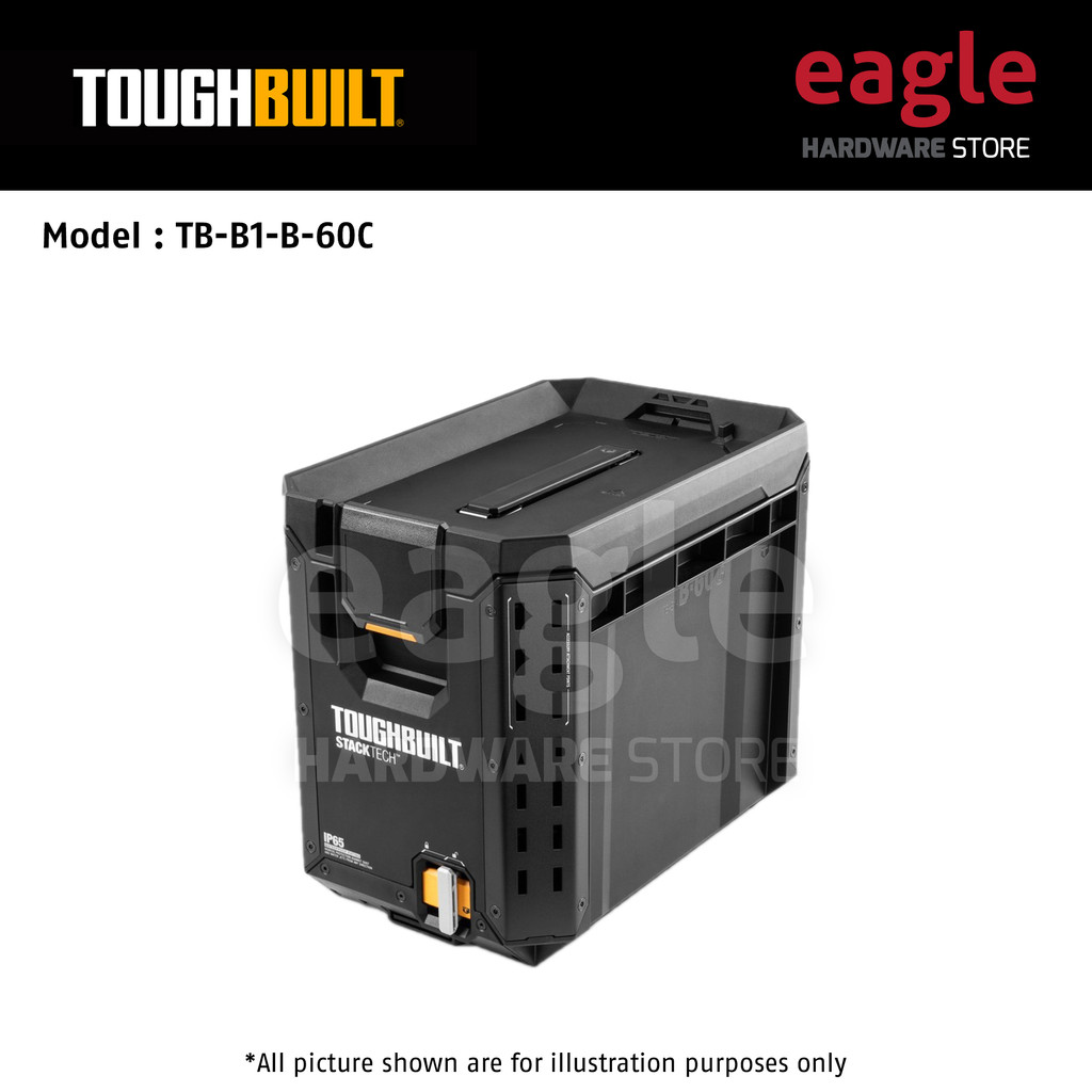 Toughbuilt TB-B1-B-60C StackTech Compact Tool Box | Shopee Malaysia