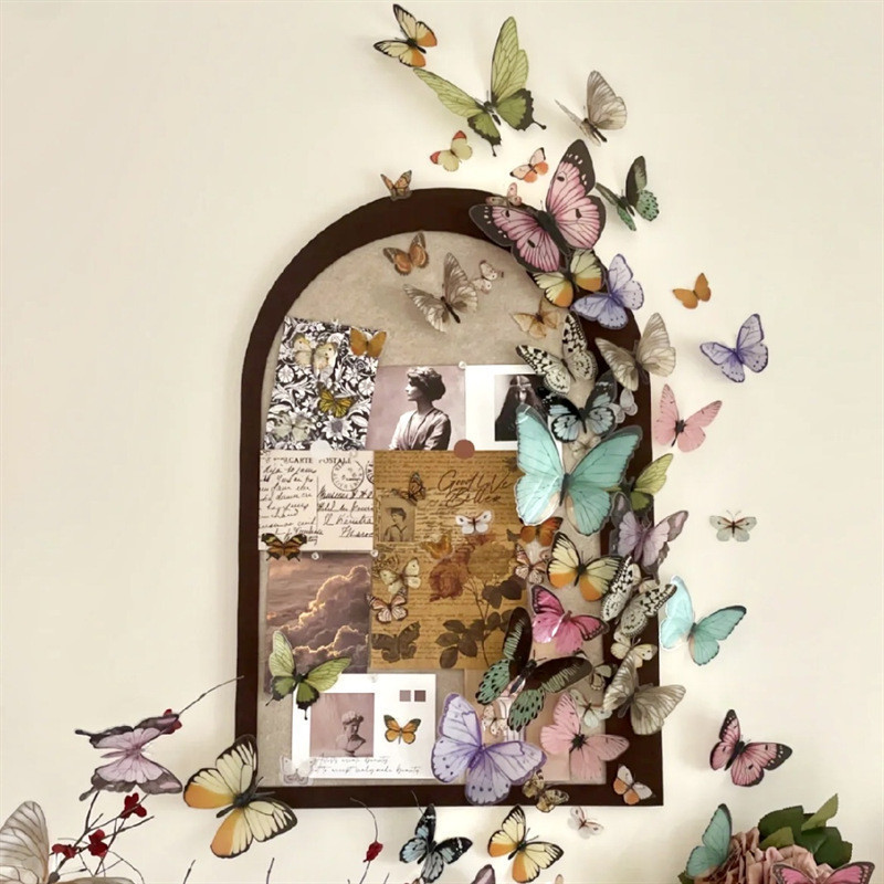 DIY Wall Decor Felt Board Ins Wall Atmosphere Butterfly Felt Board ...