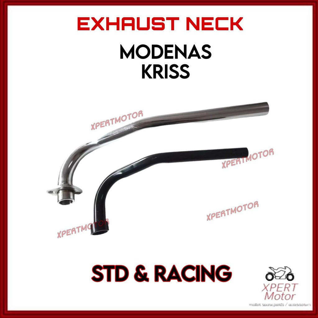 MODENAS KRISS EXHAUST NECK MANIFOLD TENGKOK EXHAUST STANDARD RACING 28MM | Shopee Malaysia
