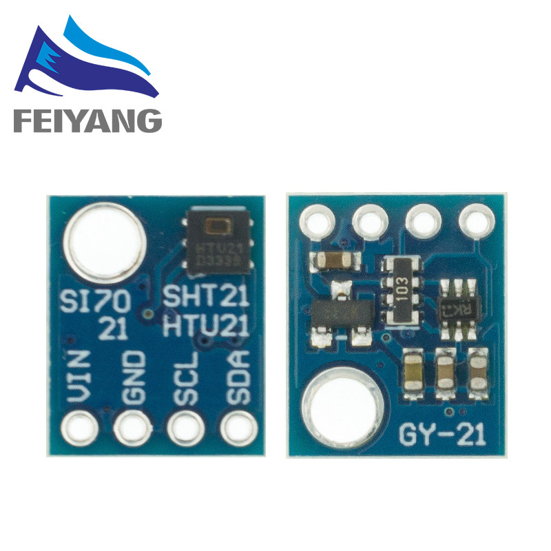 Si7021 GY-21 Module Industrial High Precision Humidity Sensor I2C IIC Interface Module For ...