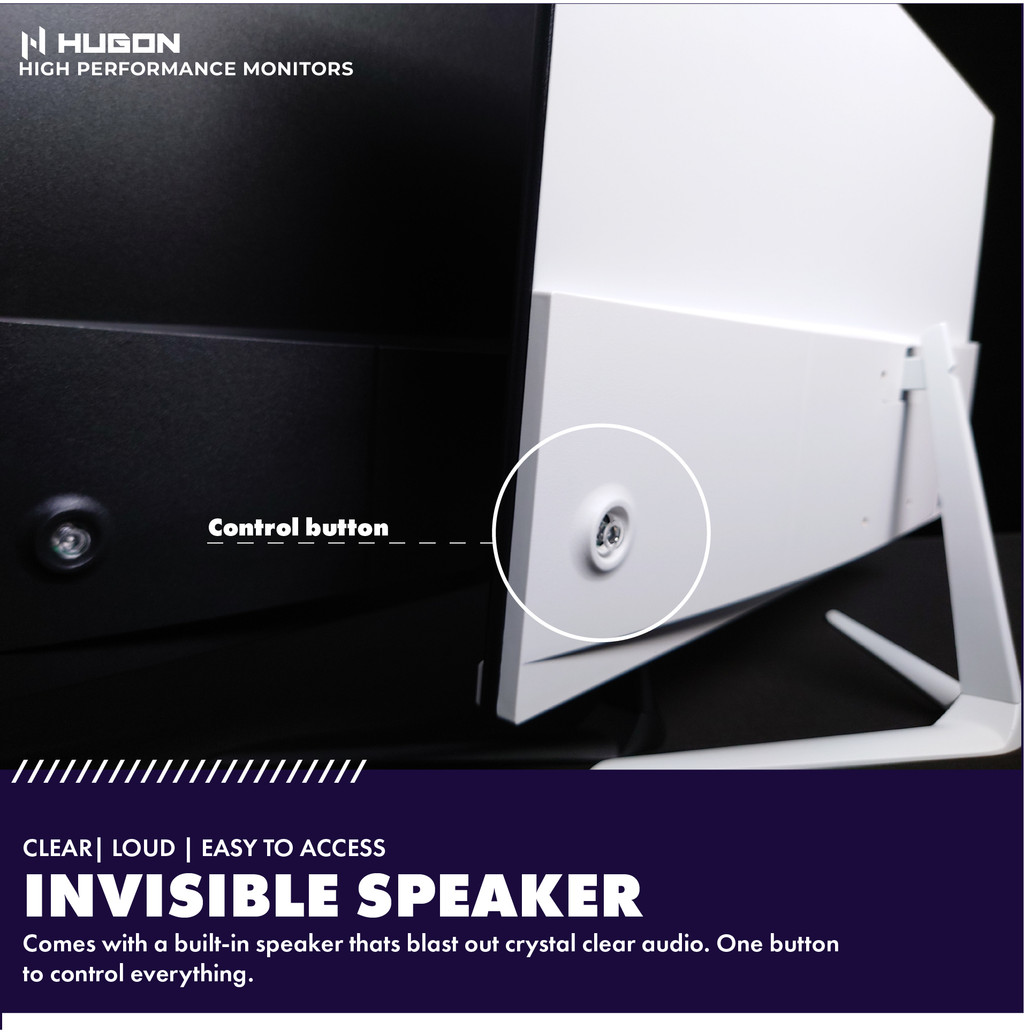 HUGON 27" 120Hz FHD 1ms IPS FLAT Adaptive-Sync With Speaker Gaming ...