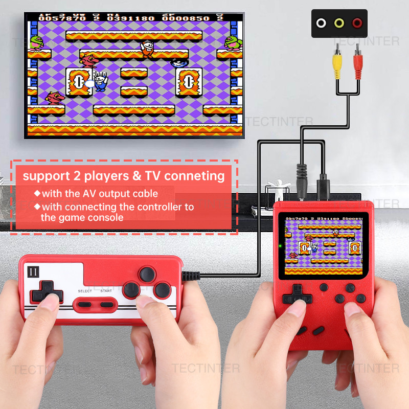 Retro Portable Mini Video Game Console 8-Bit LCD Handheld Game Player ...