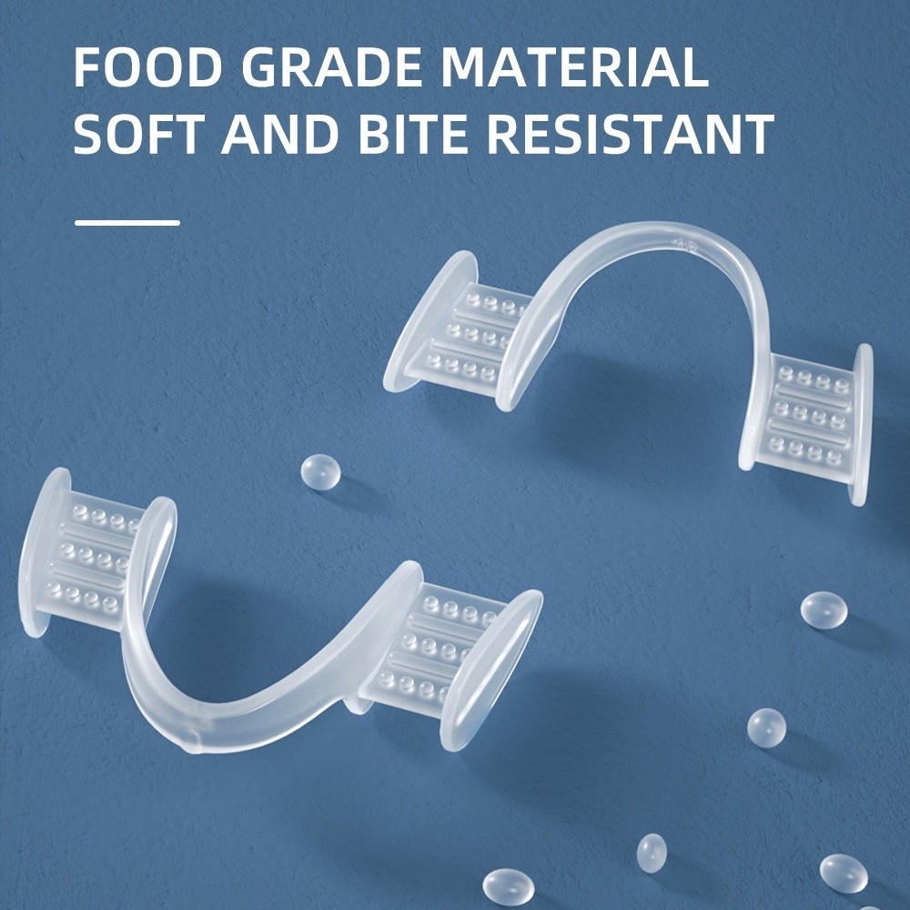 2pcs/box Teeth Guard Night Mouth Tray for Bruxism Grinding Mouth Guard ...