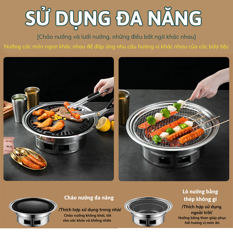 Perfect BBQ with Imperial Nook Smokeless Charcoal Grill Size 35cm and ...