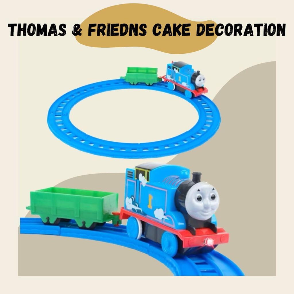 FS Thomas Train Railway Set Birthday Cake Topper Decoration | Kek ...