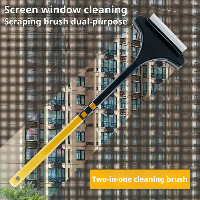 2-in-1 Window Screen Cleaning Brush Dual-Head Screen Cleaner Household ...