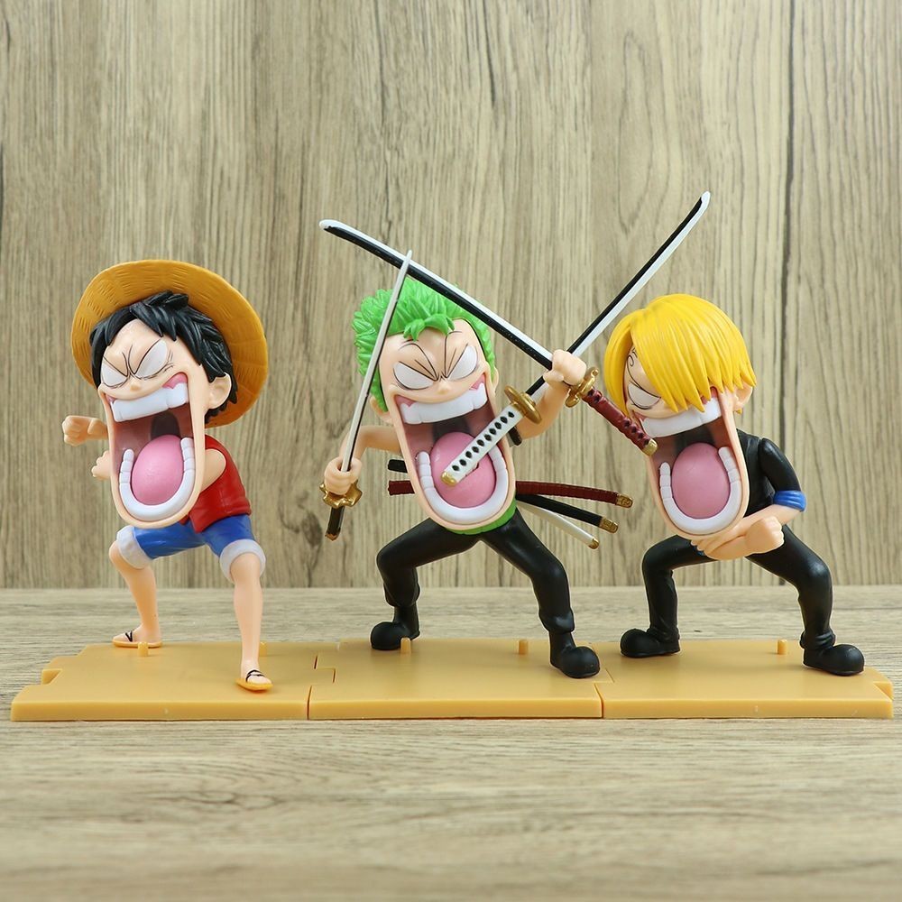Tokoh One Piece Lapar Zoro Kapten Luffy Model Anime Kes Desktop Kereta ...