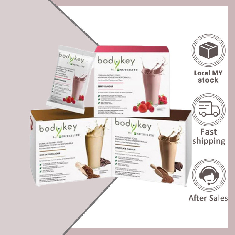 【Buy 3 get 1 free】AMWAY BodyKey by NUTRILITE Meal Replacement Shake 14 ...