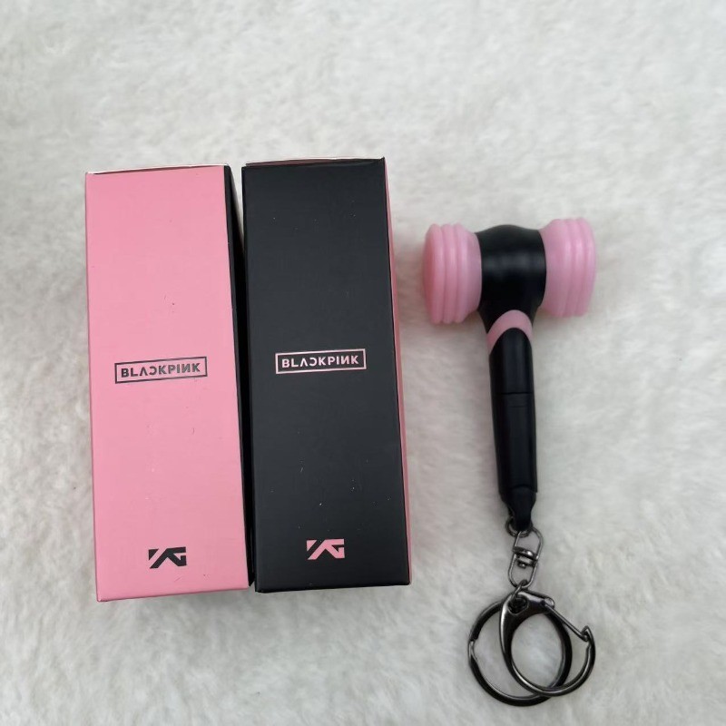 BLACKPINK Light Stick Keychain – 4th Gen Mini Version, Glowing LED ...