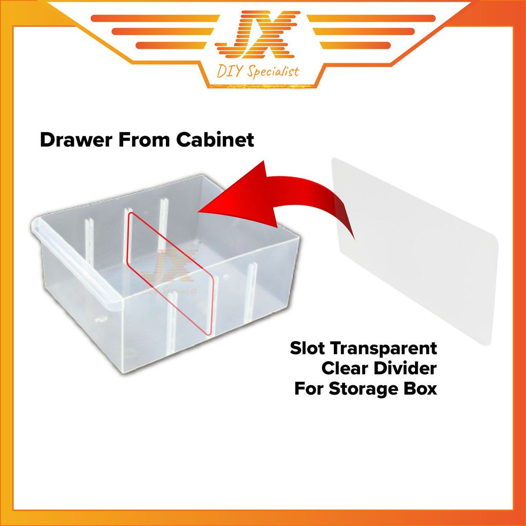 Divider Pieces Partition Multi-Uses Cabinet Spare Part Drawer Storage ...