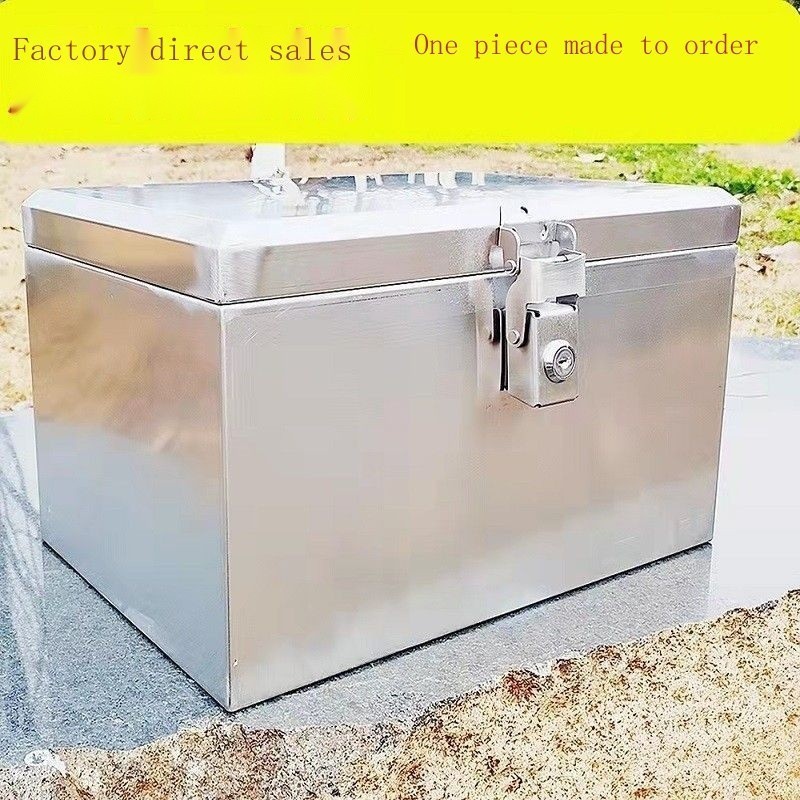 Trunk Stainless Steel Motorcycle Electric Car Battery Car Tail Box ...