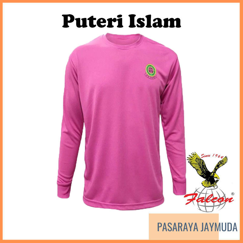 FALCON 128TR T-SHIRT PUTERI ISLAM LENGAN PANJANG BAJU PPIM KOKURIKULUM ...