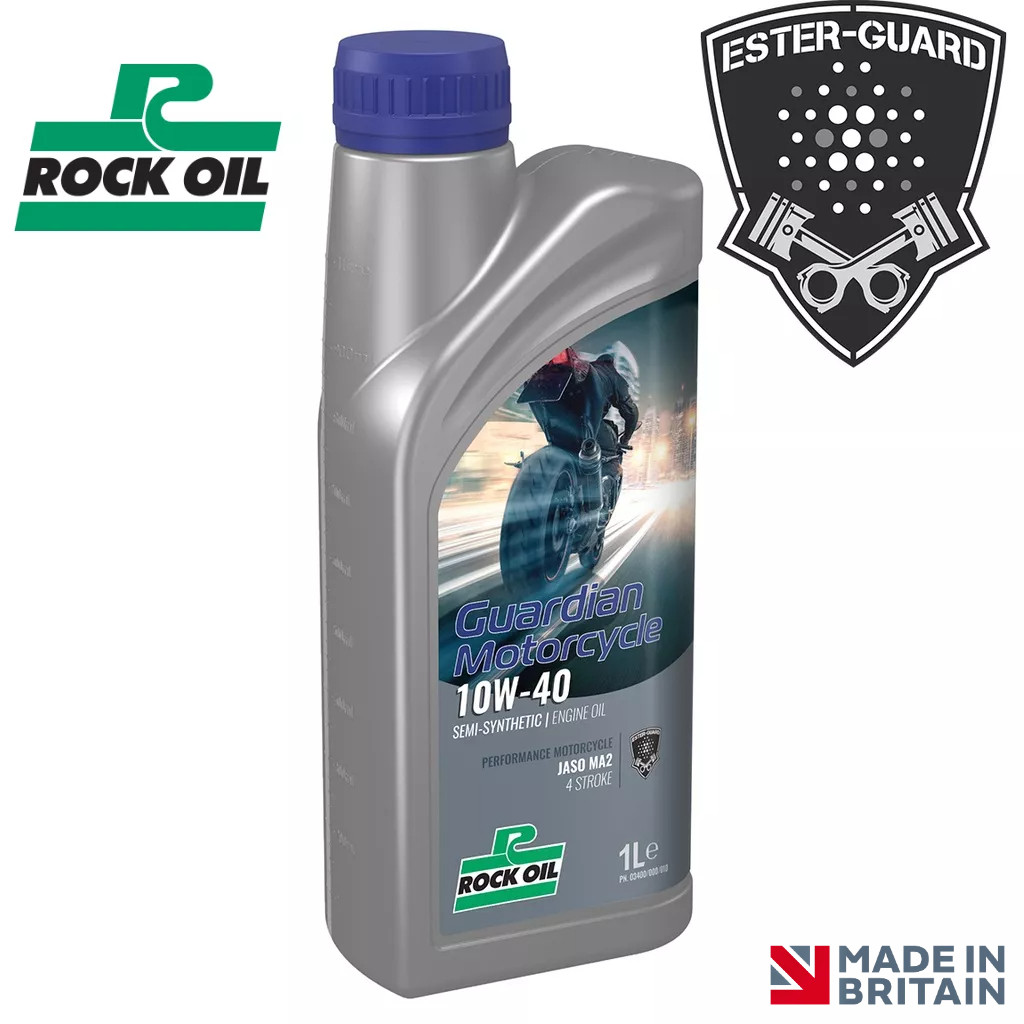 10W40 / 10W50 / 15W50 ROCK OIL Guardian Motorcycle 1L (Semi-Synthetic ...
