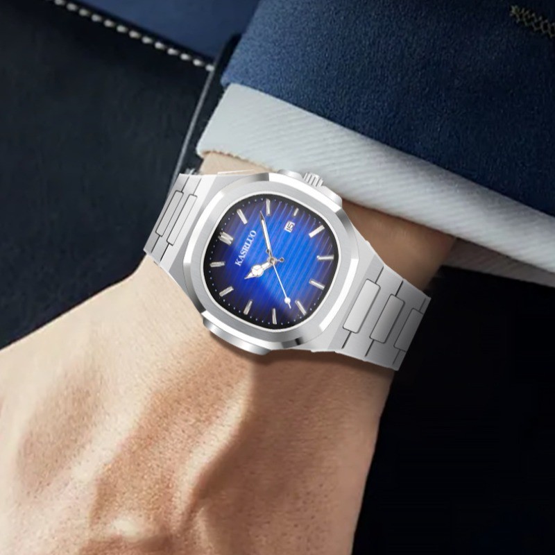New quartz watch retro square Nautilus men's watch high-end waterproof ...
