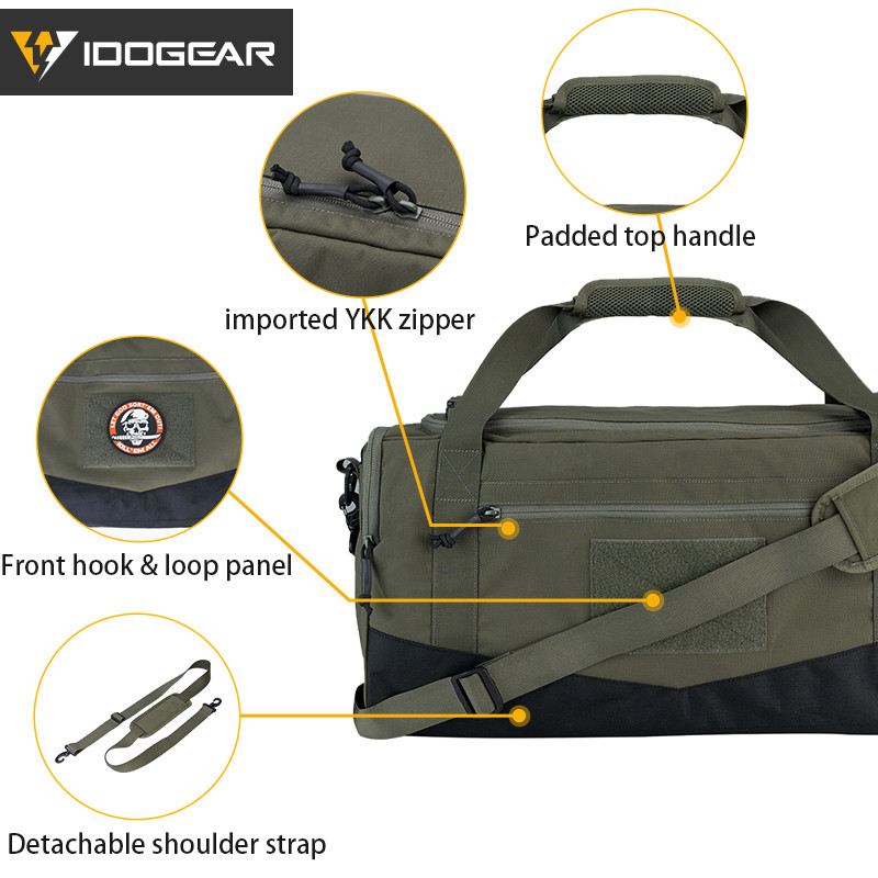 IDOGEAR Tactic Deployment Sports Bag 33L Big Capacity Crossbody Bag ...